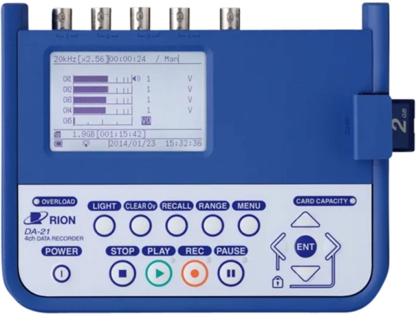 4 channel Data Recorder for Vibration & Sound
