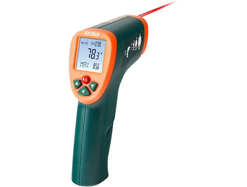 IR THERMOMETER WITH COLOR ALERT