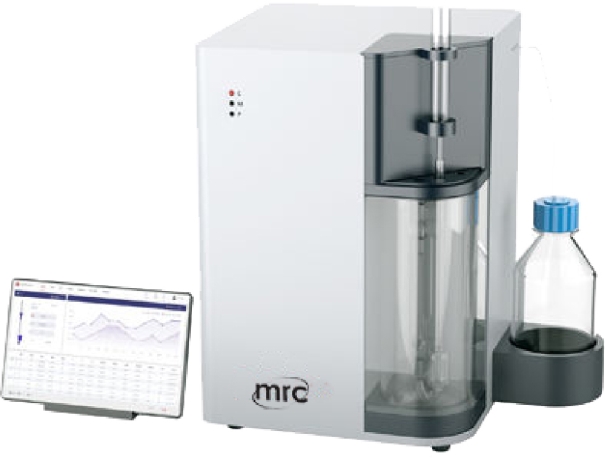 Manual/Automatic digital kinematic viscosity meter for polymers